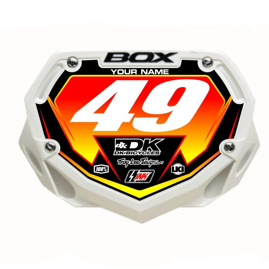 BOX CUSTOM BMX PLATE 'SUNRISE' | Rival Ink Design Co