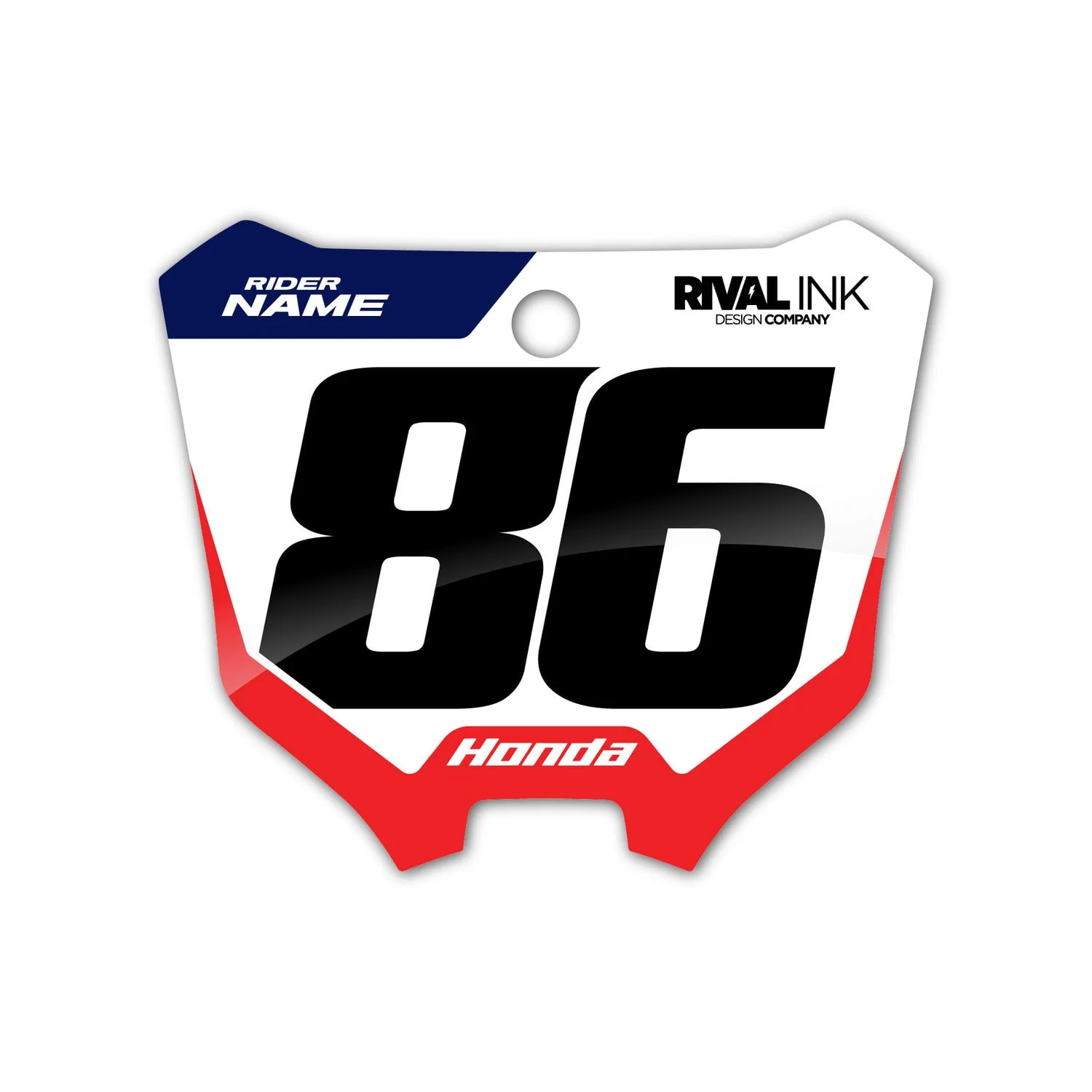 Honda Front Plate Graphic | Rival Ink Design Co