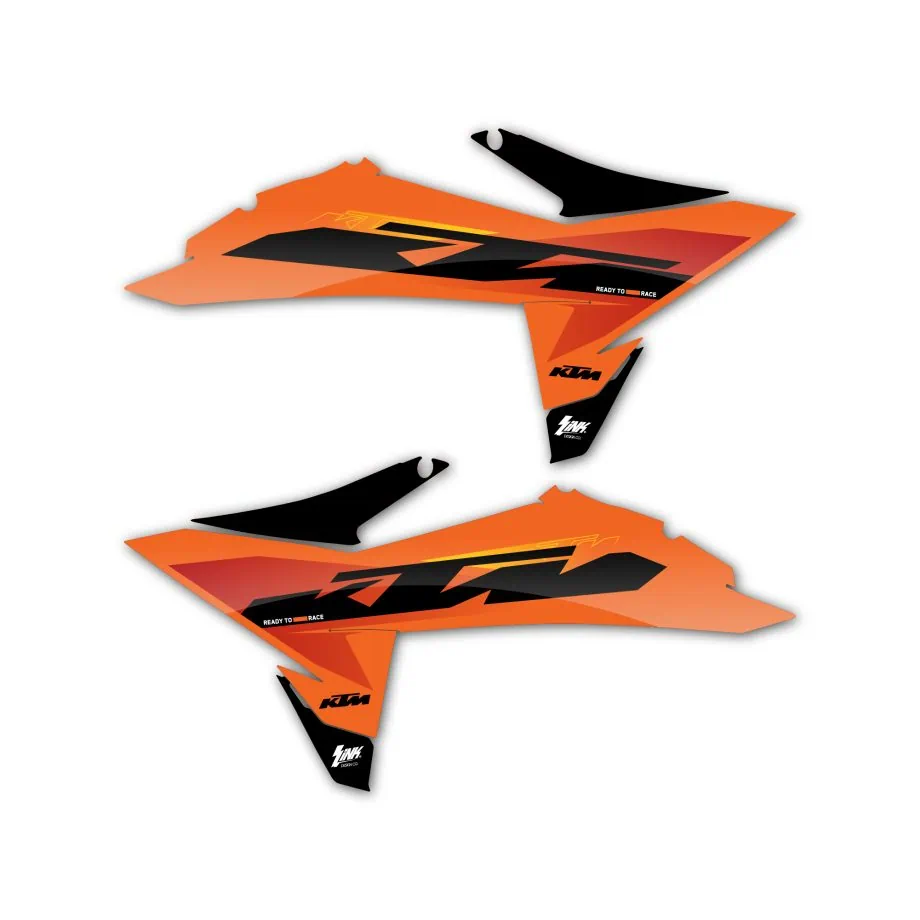 KTM Radiator Shroud Graphics | Rival Ink Design Co
