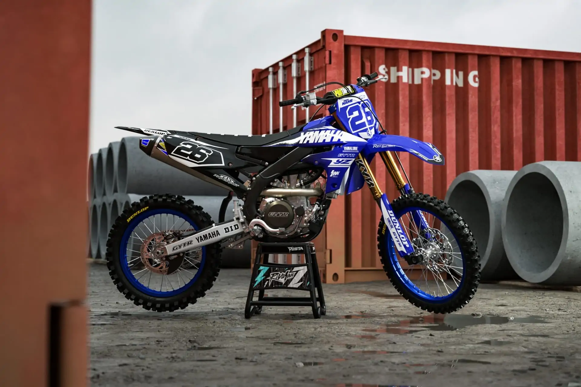 YAMAHA ‘SUMMIT BLUE’ KIT – Rival Ink Design Co