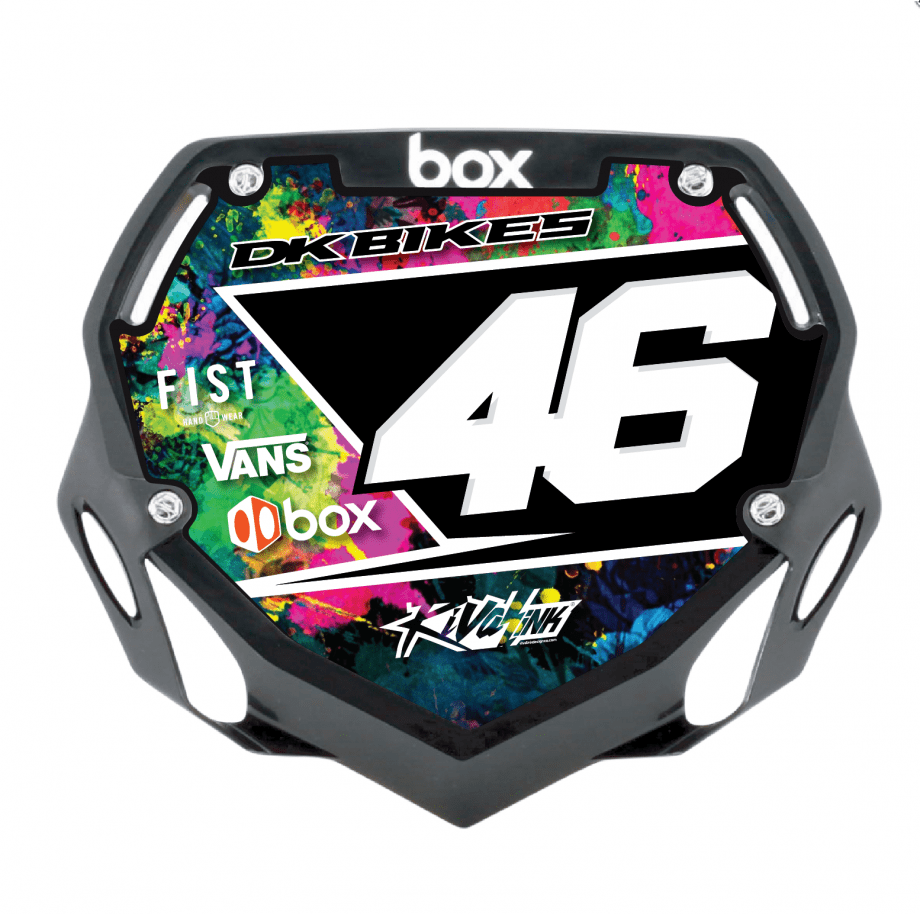 BOX CUSTOM BMX PLATE 'SPLATTER' | Rival Ink Design Co