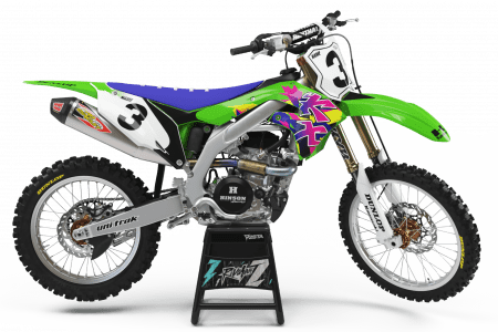 Kawasaki RETRO 94 Graphics Kit | Rival Ink Design Co