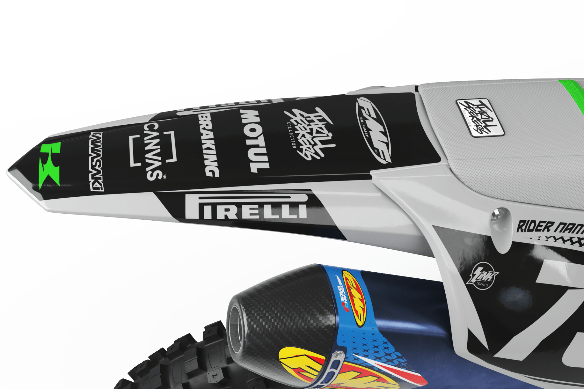 KAWASAKI ‘RACE READY GREEN’ KIT – Rival Ink Design Co