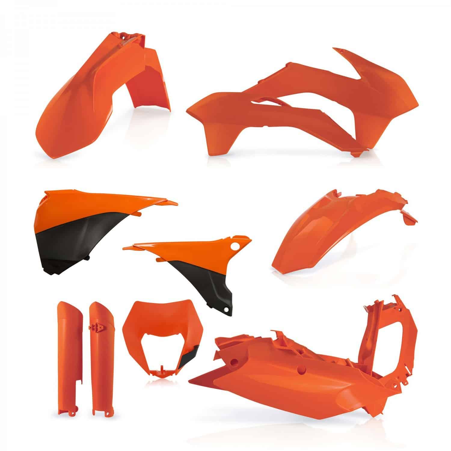 Acerbis Plastic Kit Ktm Exc Excf 14 15 Orange Rival Ink Design Co