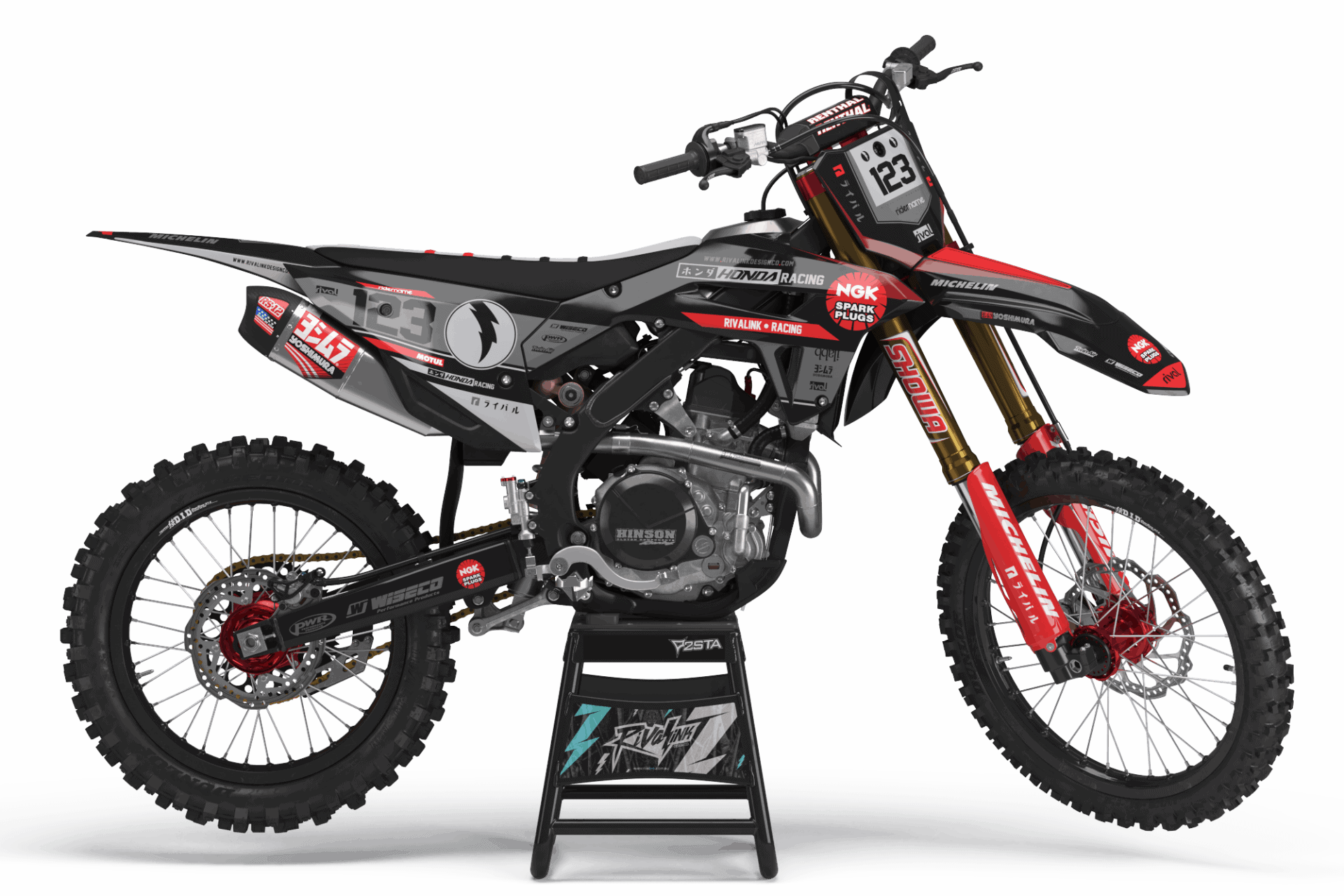 HONDA ‘ROTAX BLACK’ KIT – Rival Ink Design Co