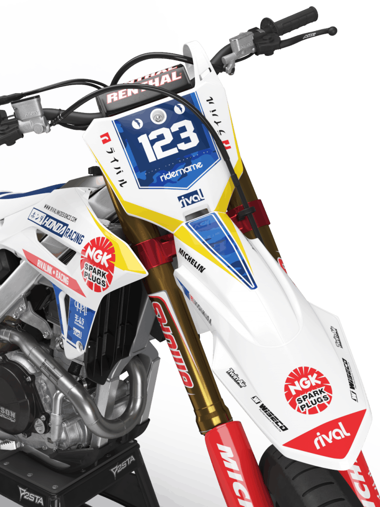 HONDA 'ROTAX WHITE' KIT | Rival Ink Design Co