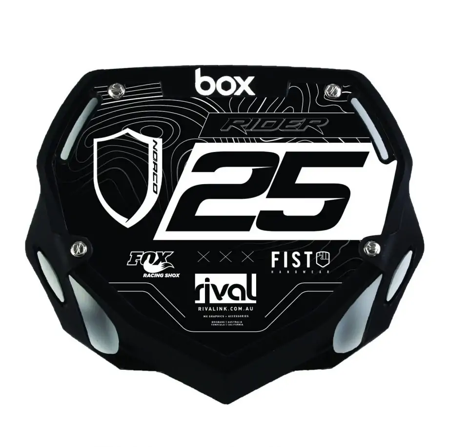 BOX CUSTOM BMX PLATE 'BOX GEOMIC' | Rival Ink Design Co