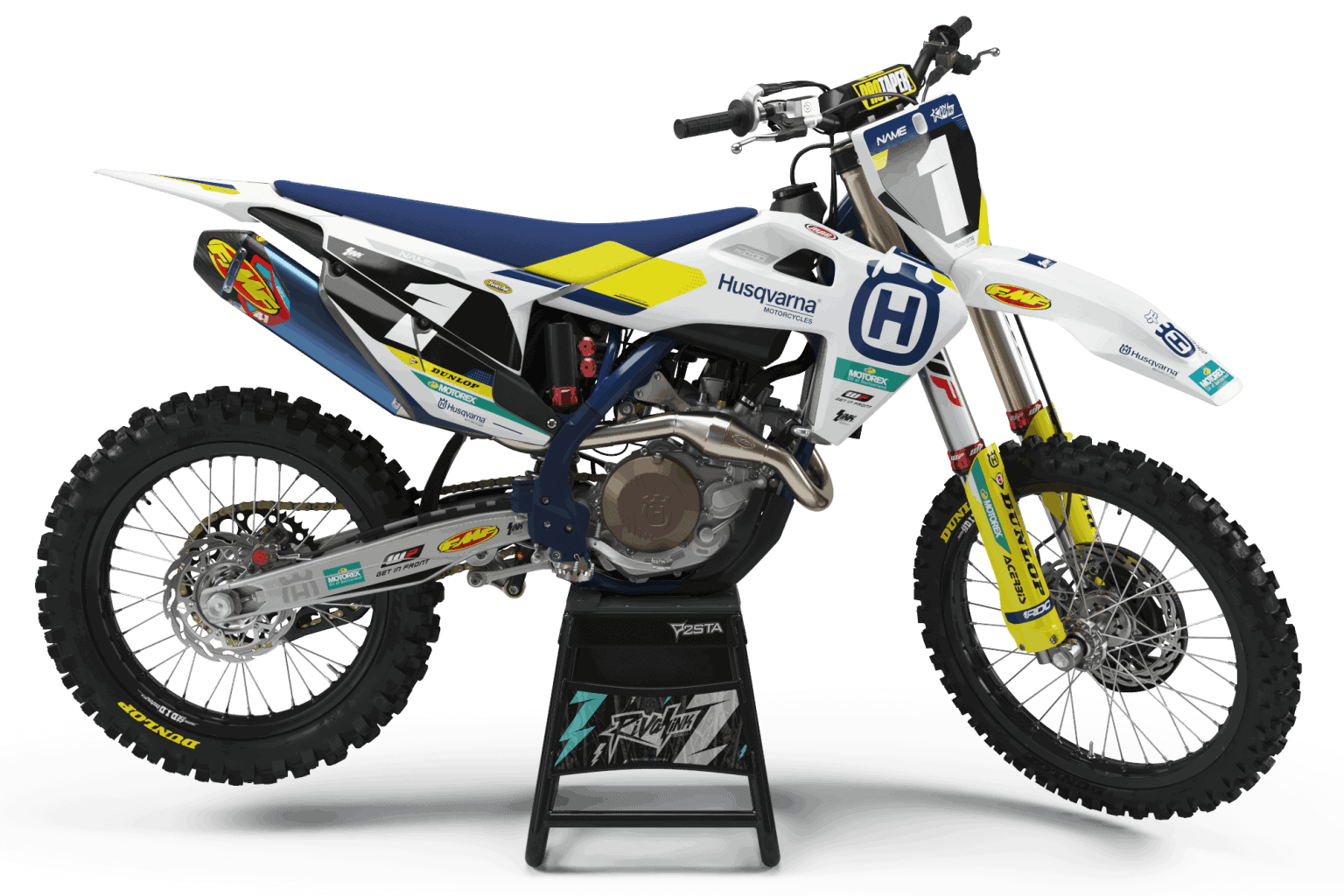 Husqvarna NEOTERIC Graphics Kit | Rival Ink Design Co