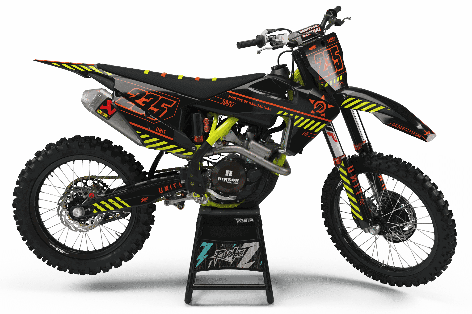 UNIT HAZARD Graphics Kit (All Bikes) – Rival Ink Design Co