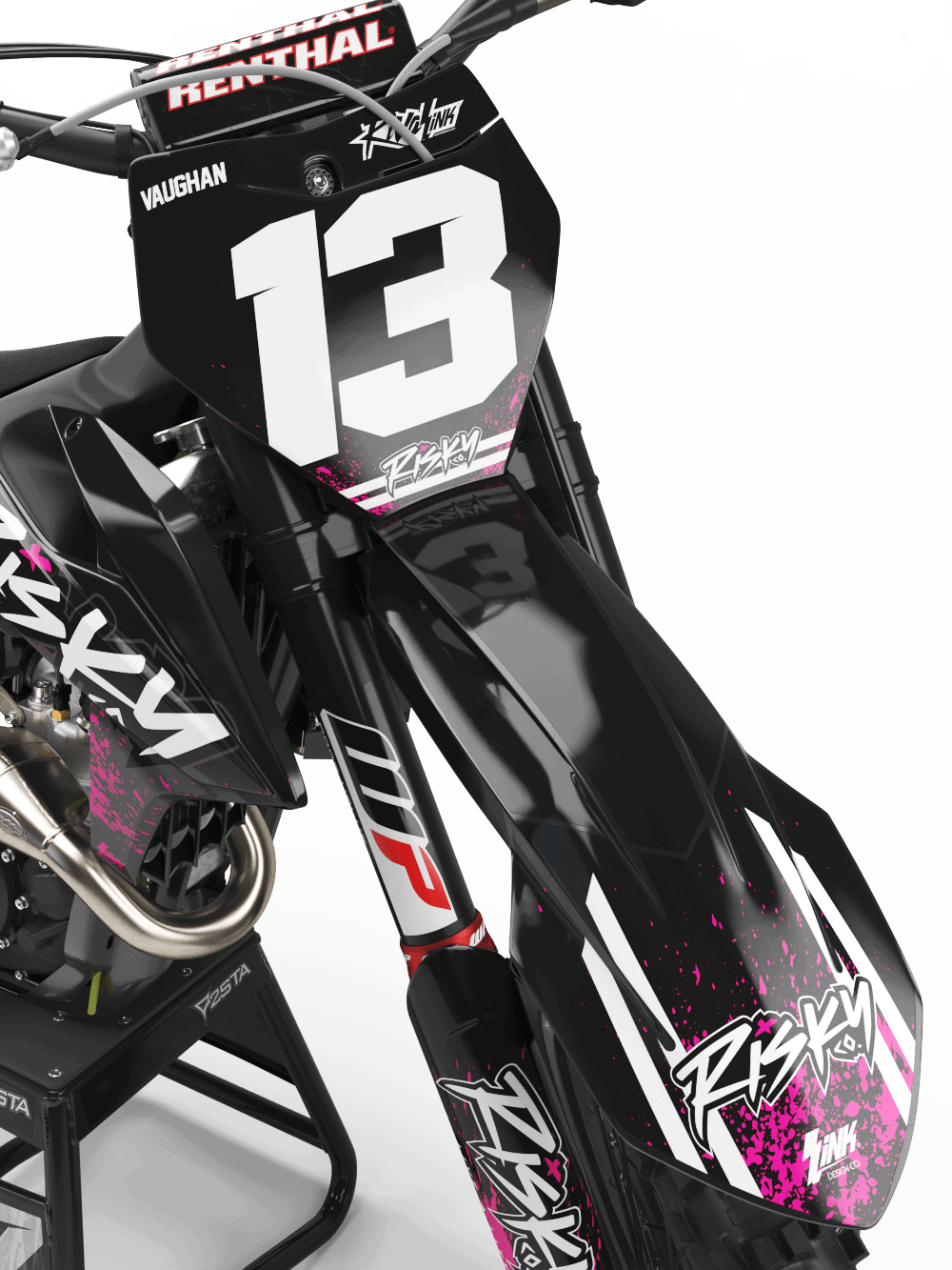 Risky Co ROOST PINK Graphics Kit – Rival Ink Design Co
