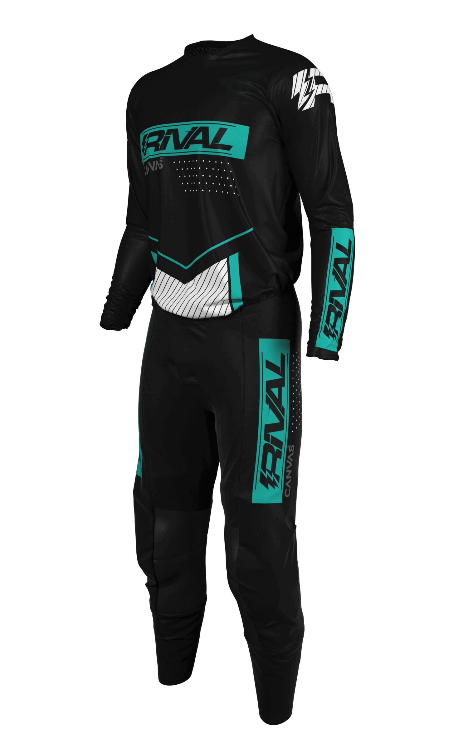 Rival Ink Custom MX Gear - Valour Teal | Rival Ink Design Co
