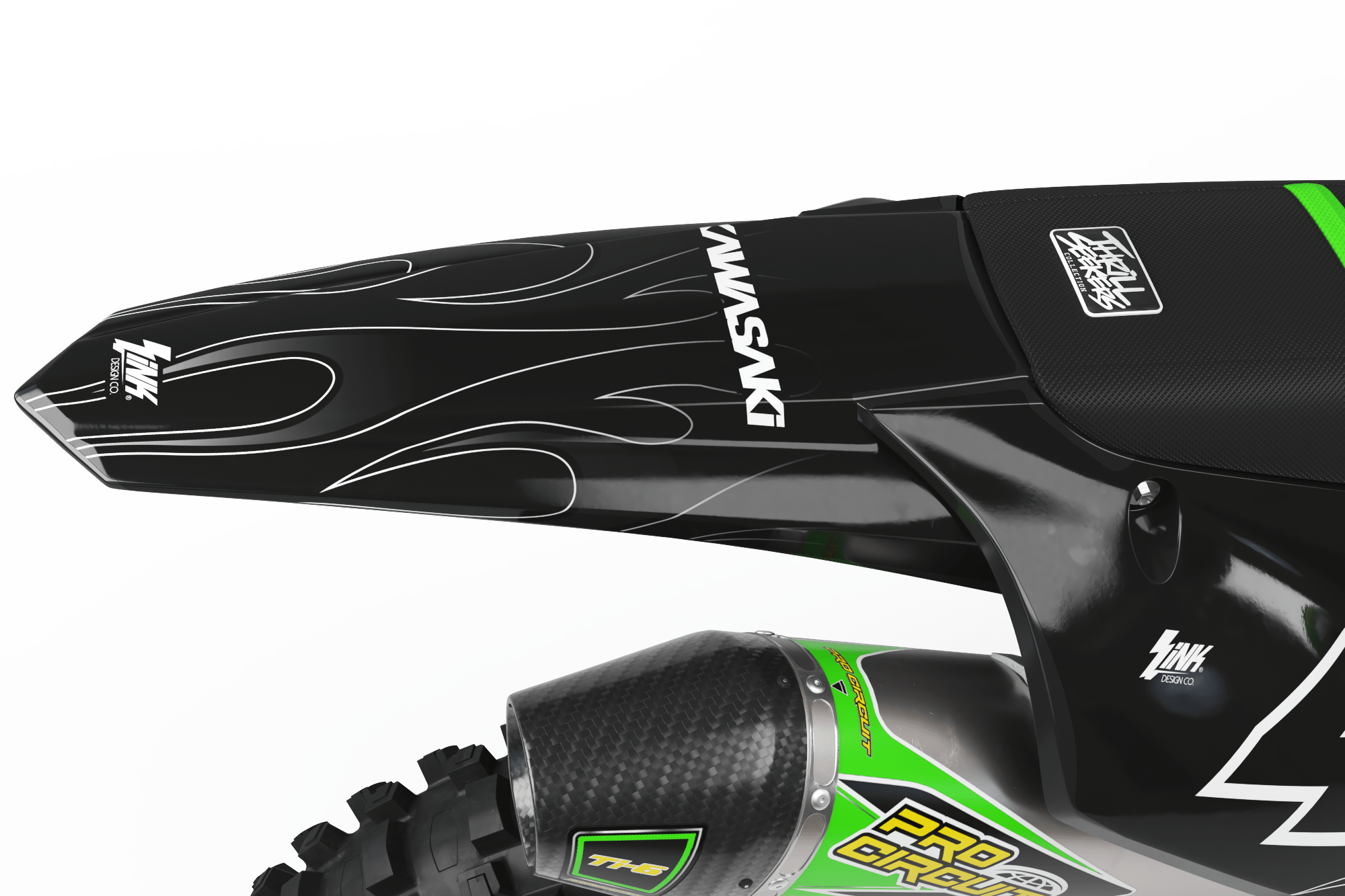 Kawasaki PYRO Graphics Kit – Rival Ink Design Co