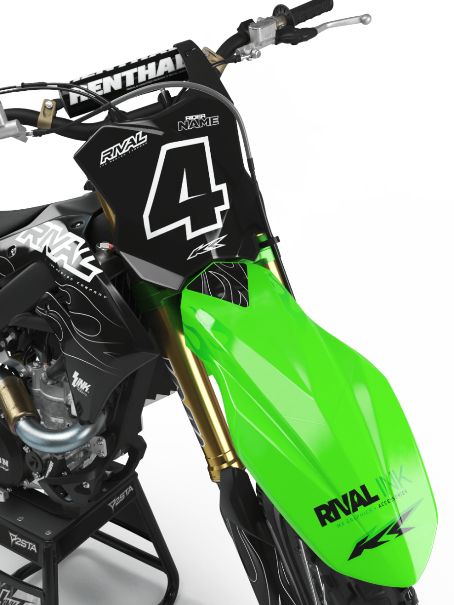 Kawasaki PYRO Graphics Kit – Rival Ink Design Co