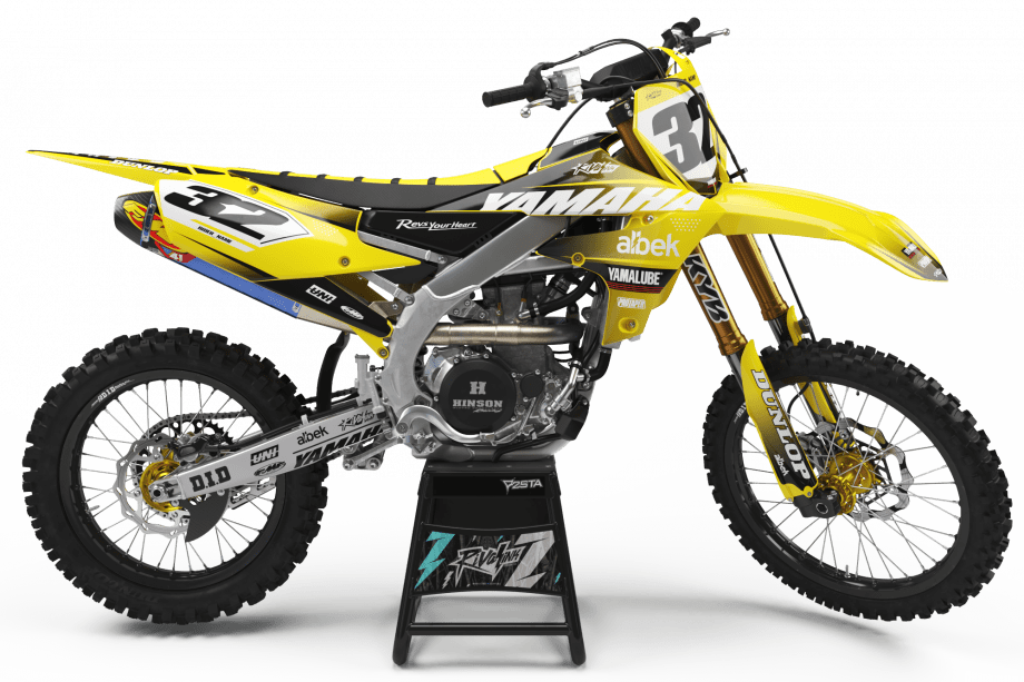 Yamaha SATELLITE YELLOW Graphics Kit | Rival Ink Design Co