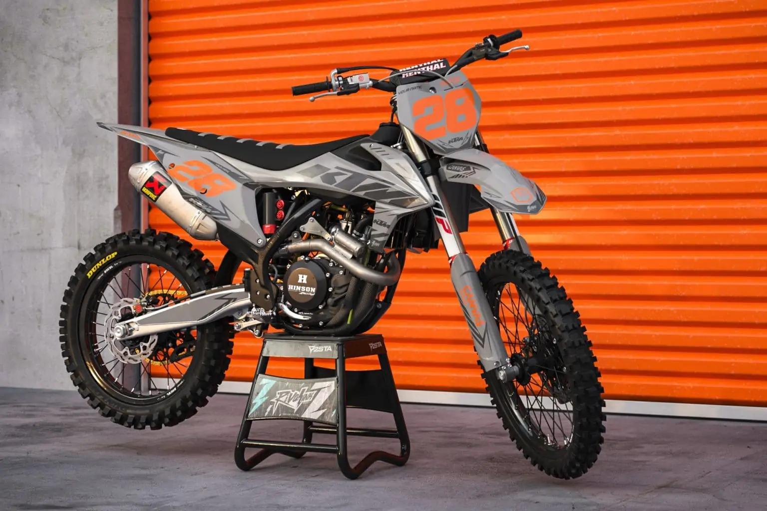 KTM HIGHLIGHTER GREY Graphics Kit | Rival Ink Design Co