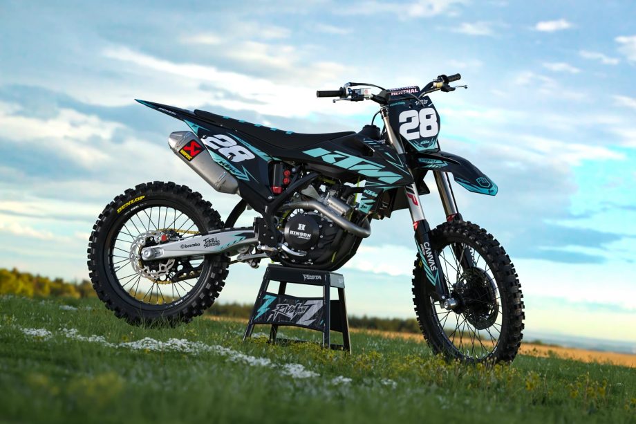 KTM HIGHLIGHTER TEAL Graphics Kit – Rival Ink Design Co