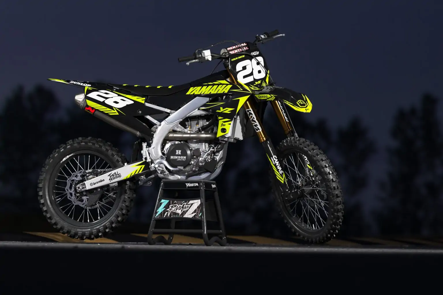 Yamaha HIGHLIGHTER Graphics Kit | Rival Ink Design Co