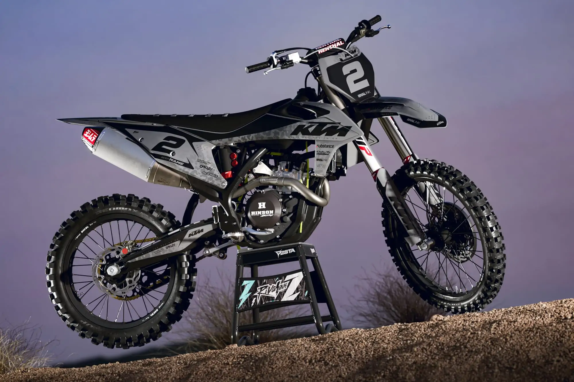 KTM LEGION GREY Graphics Kit – Rival Ink Design Co