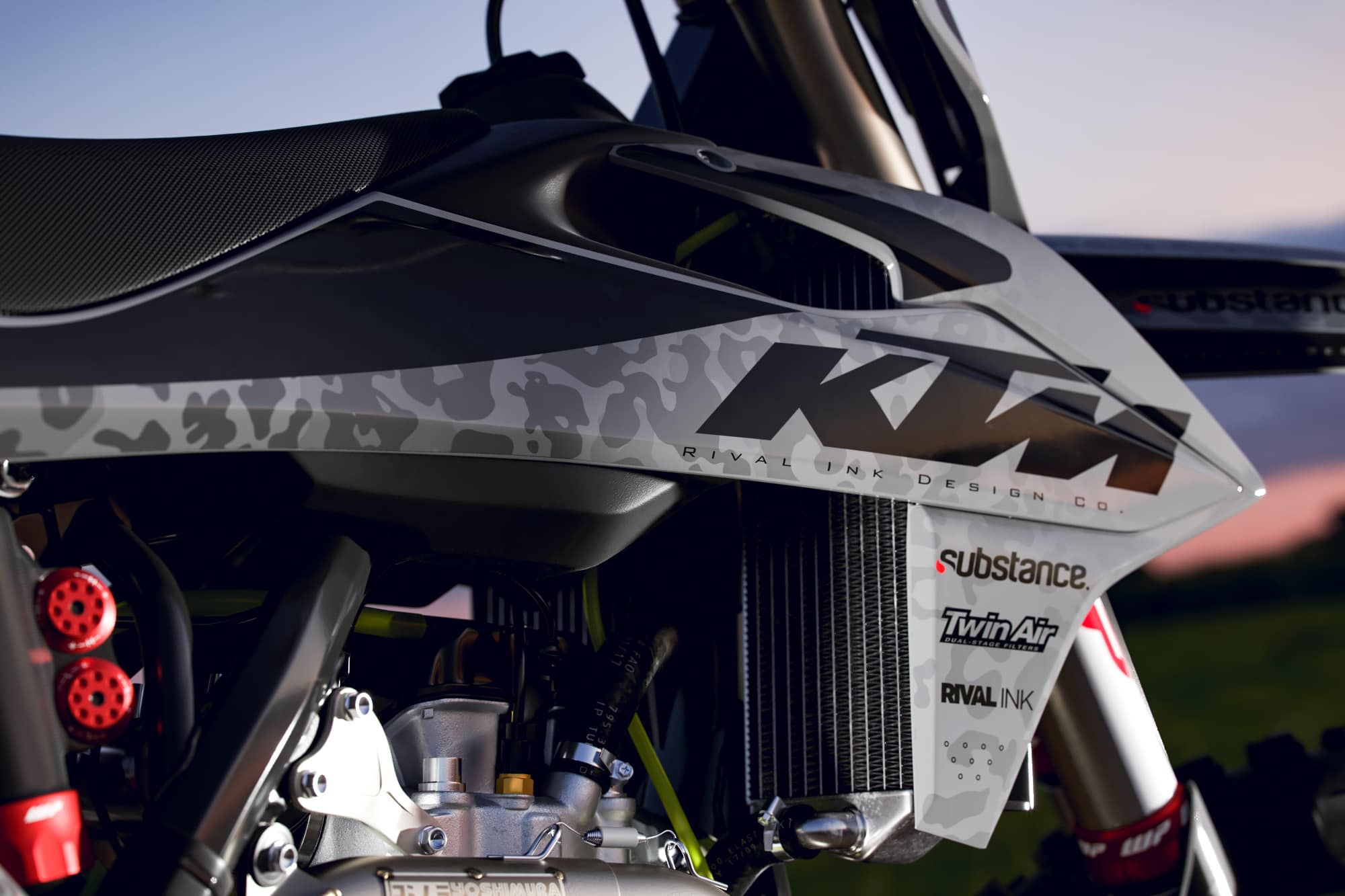 KTM LEGION GREY Graphics Kit – Rival Ink Design Co