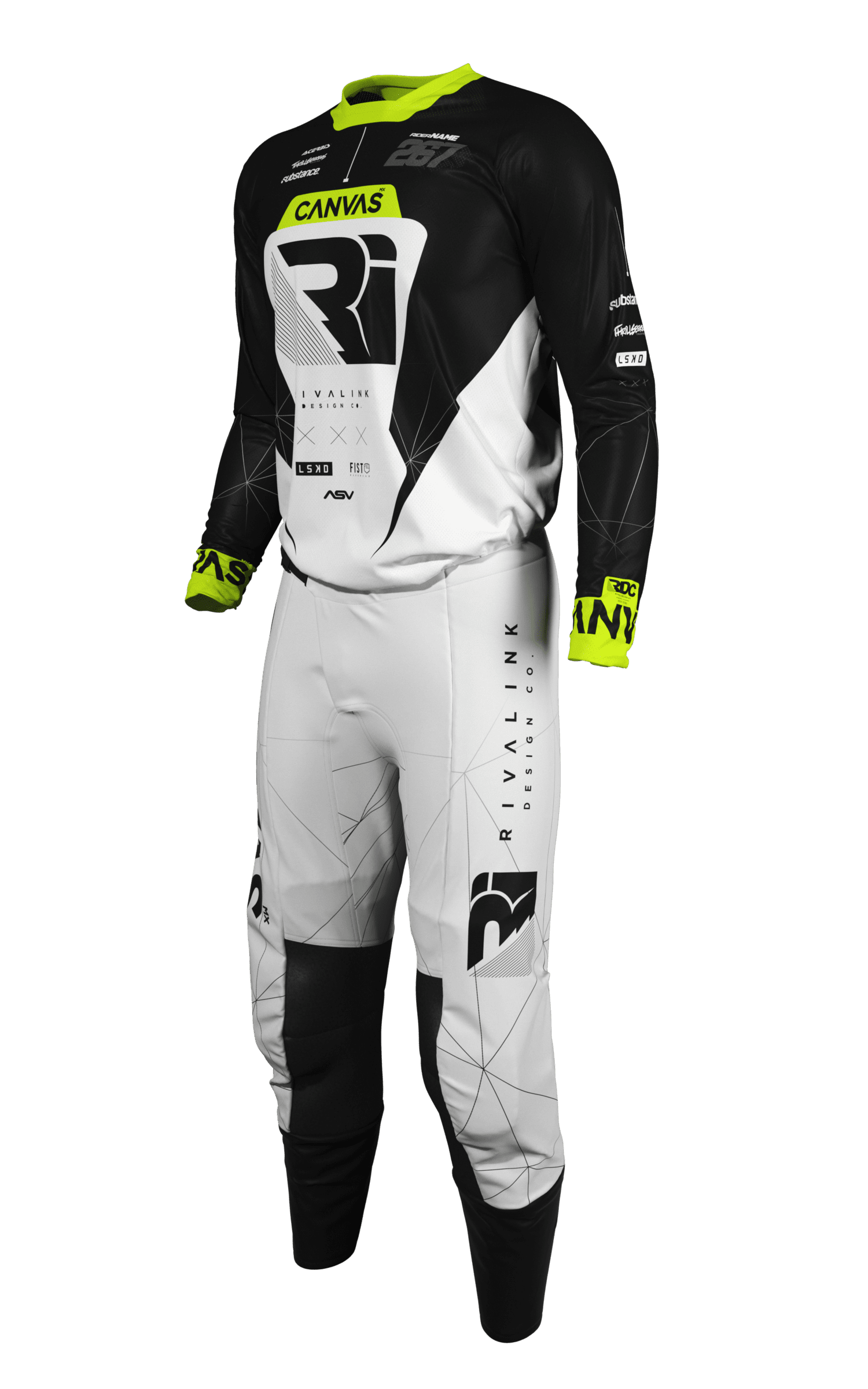 Rival Ink Custom MX Gear - Revolve White | Rival Ink Design Co Rival Ink Custom MX Gear - Revolve White | Rival Ink Design Co