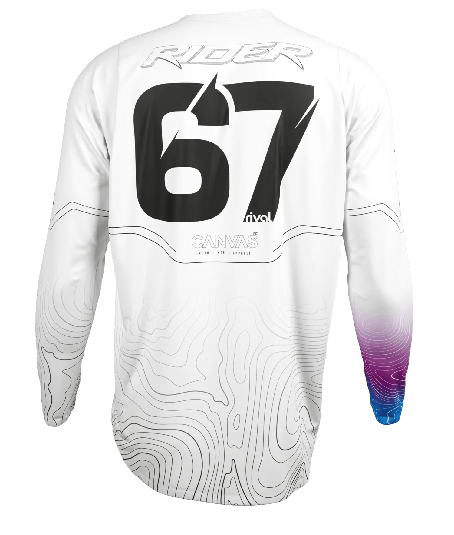 Rival Ink Custom MX Gear - Geomic White | Rival Ink Design Co