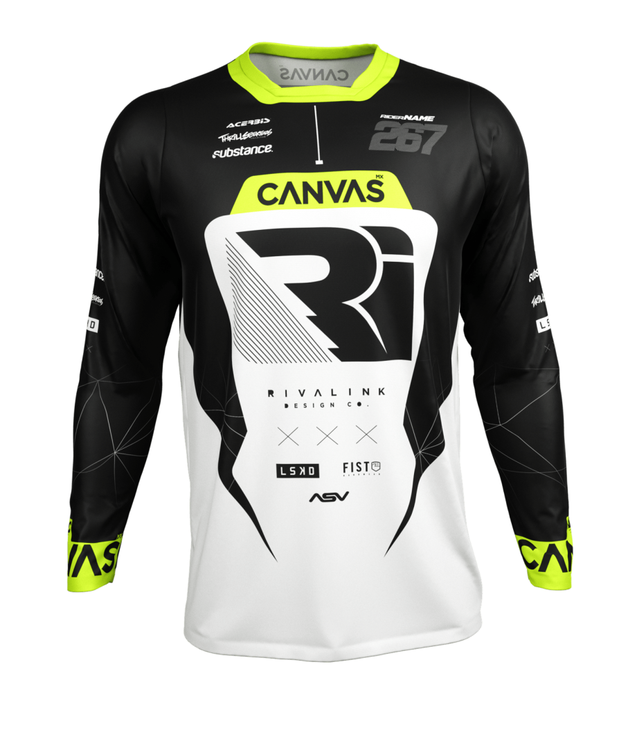 Rival Ink Custom MX Gear - Revolve White | Rival Ink Design Co