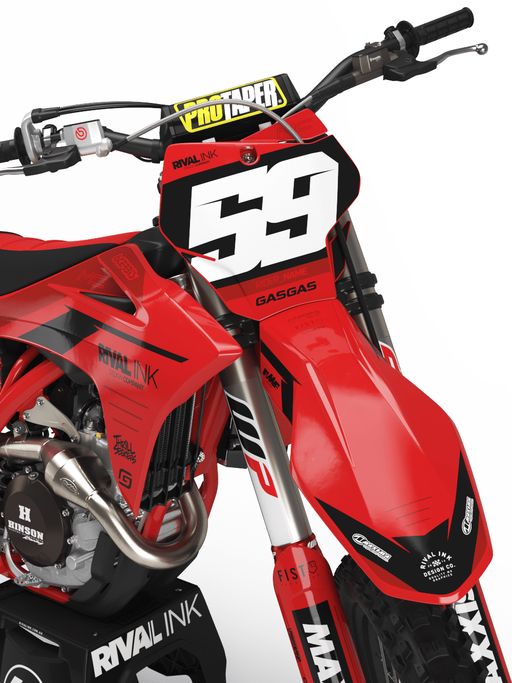 GASGAS AFTERMATH Graphics Kit – Rival Ink Design Co