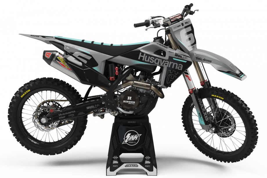 Husqvarna EQUALIZE GREY Graphics Kit | Rival Ink Design Co