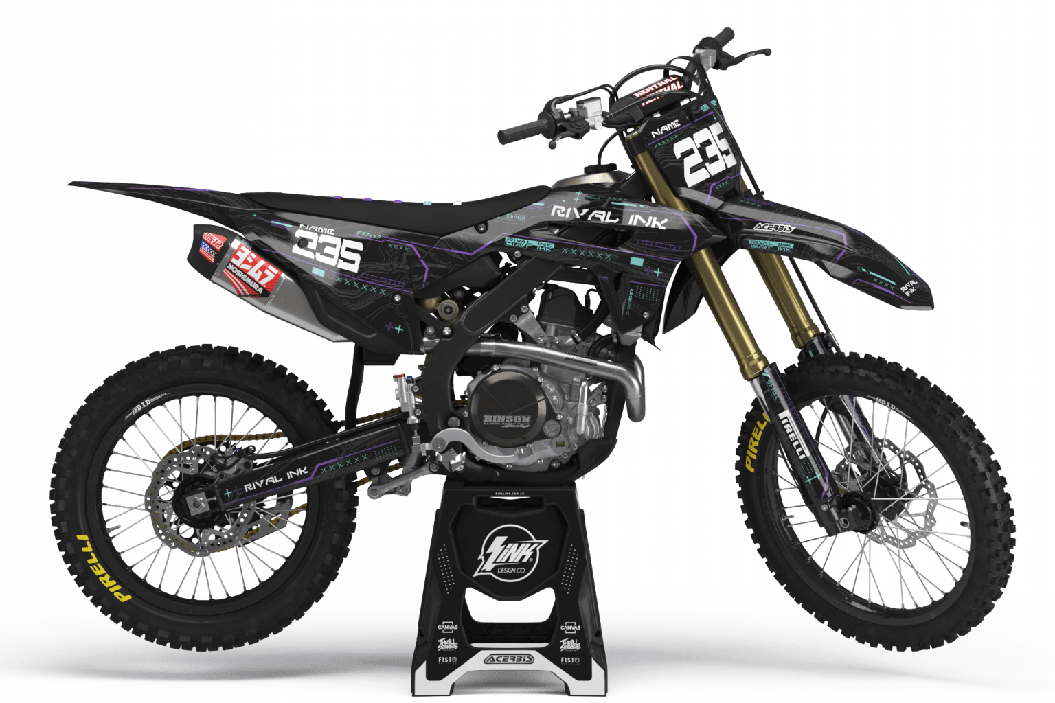 Honda MODULE PURPLE Graphics Kit | Rival Ink Design Co