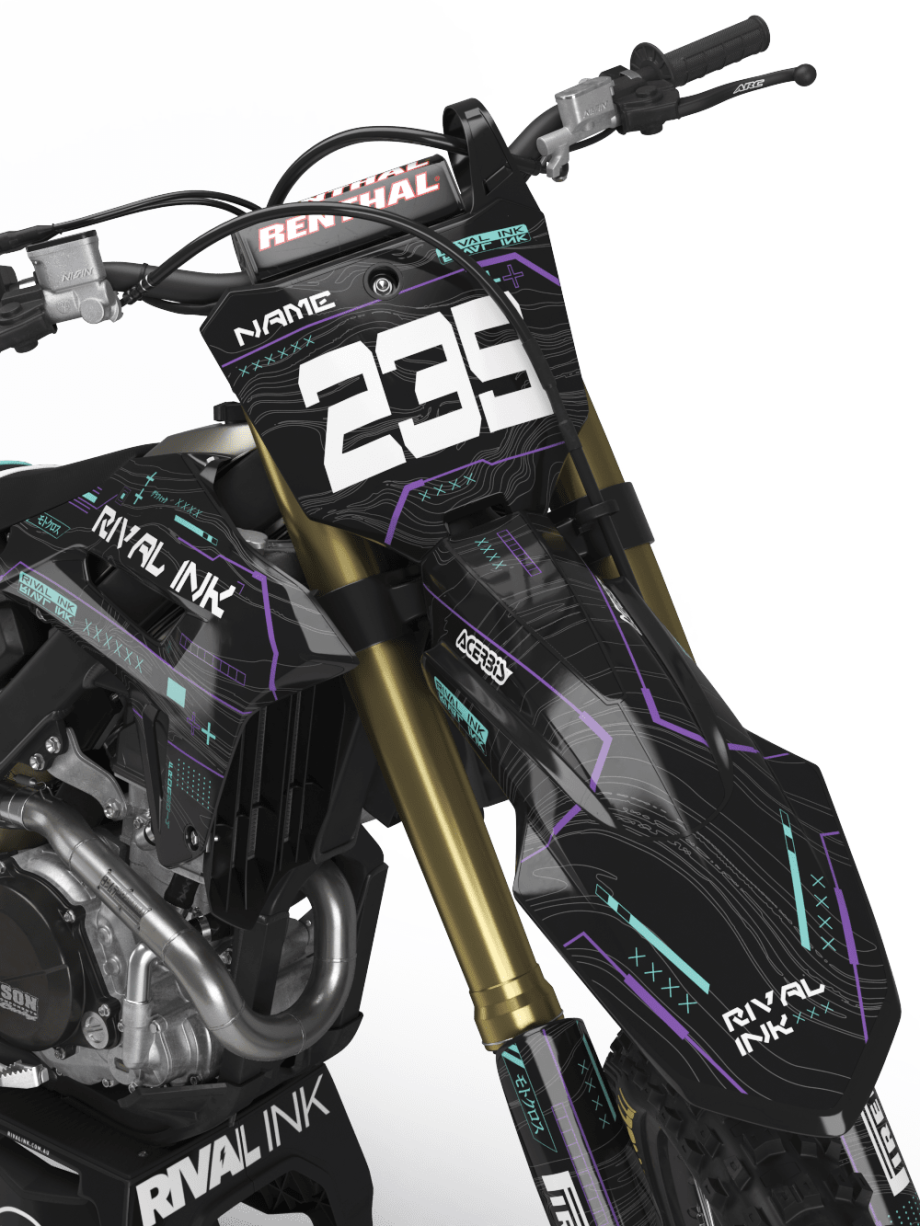 Honda MODULE PURPLE Graphics Kit | Rival Ink Design Co