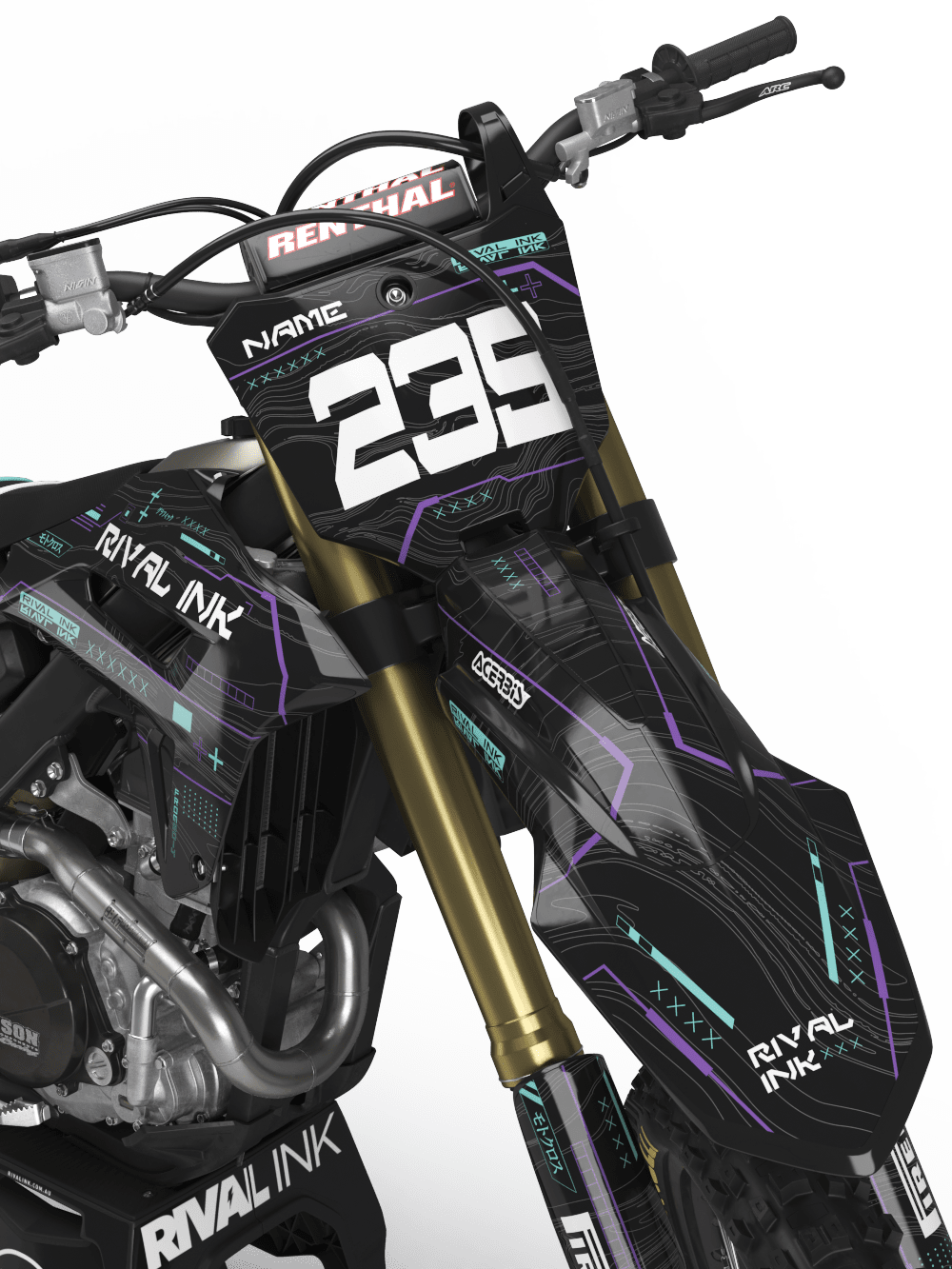 Honda MODULE PURPLE Graphics Kit – Rival Ink Design Co