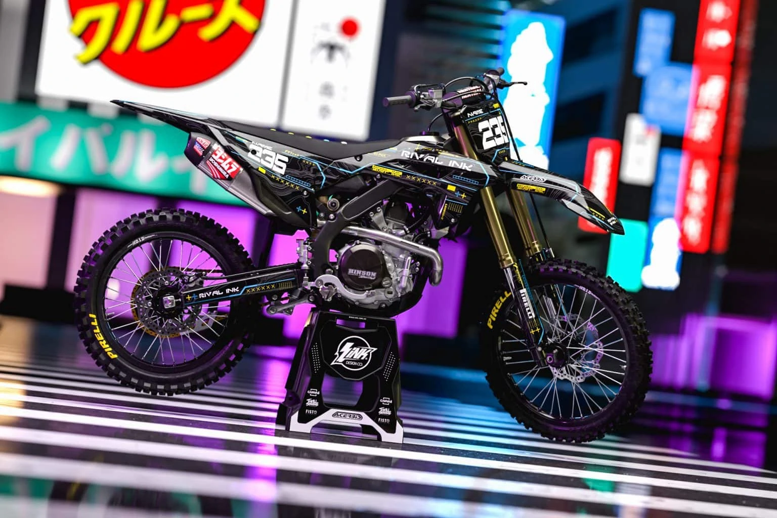 Honda MODULE YELLOW Graphics Kit | Rival Ink Design Co