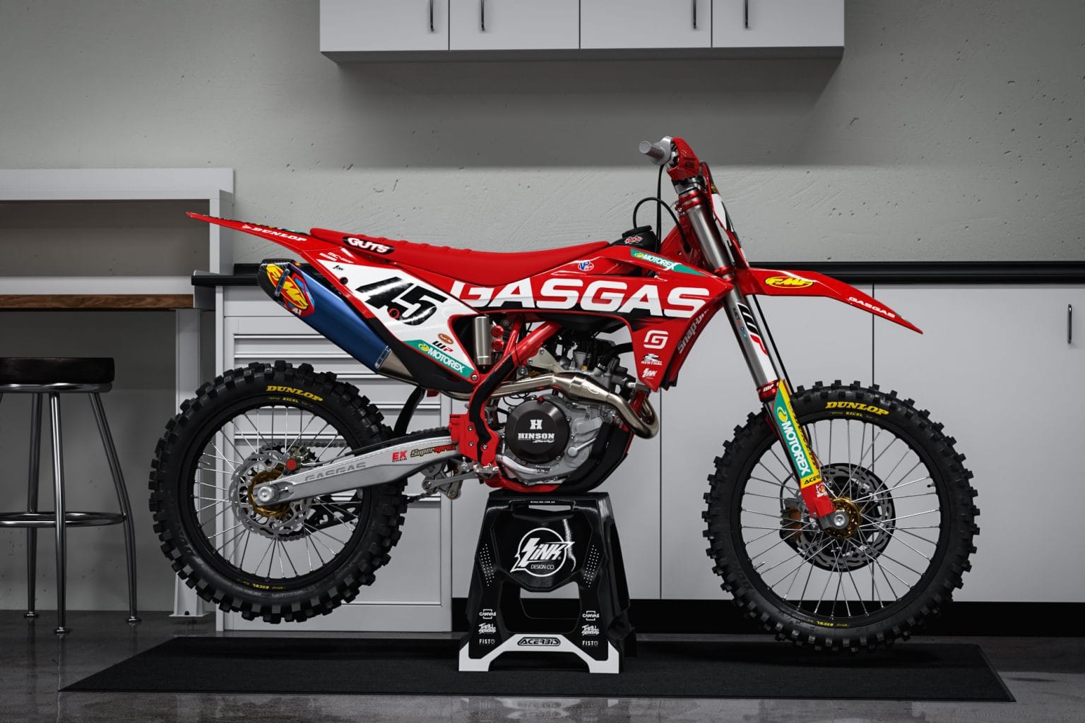 GASGAS FACTORY AUS TEAM 2022 Graphics Kit | Rival Ink Design Co