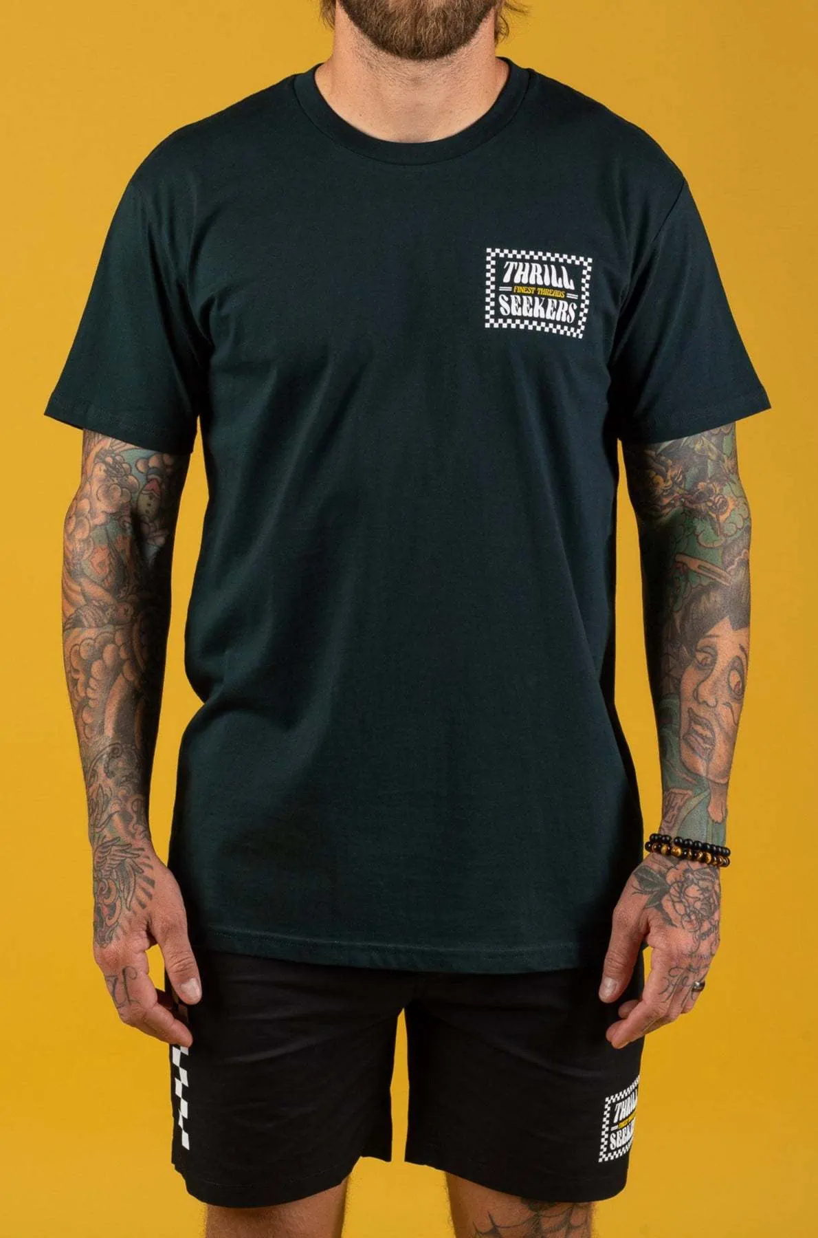 Finest Threads Tee - Pine Green | Rival Ink Design Co
