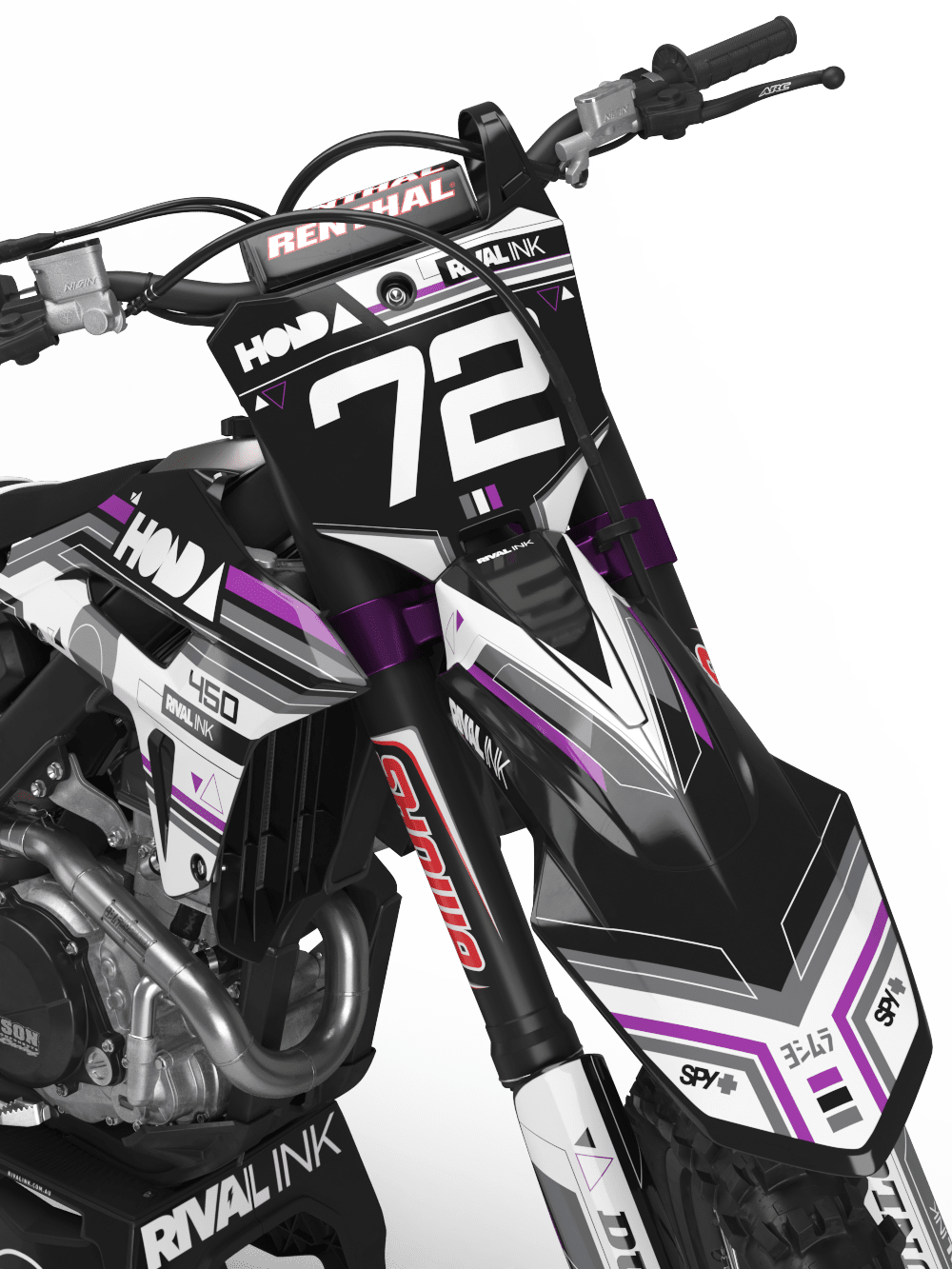 Honda FORMAT PURPLE Graphics Kit – Rival Ink Design Co