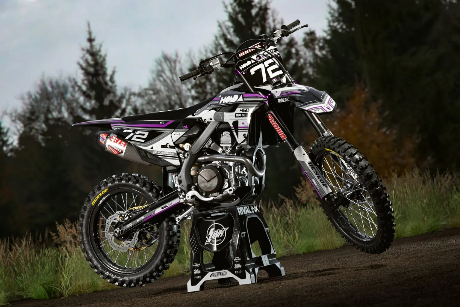 Honda FORMAT PURPLE Graphics Kit | Rival Ink Design Co