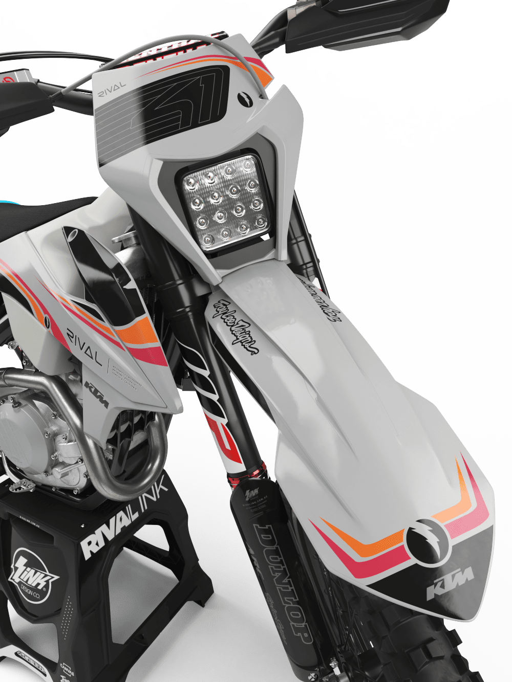 KTM GT3 GREY Graphics Kit – Rival Ink Design Co