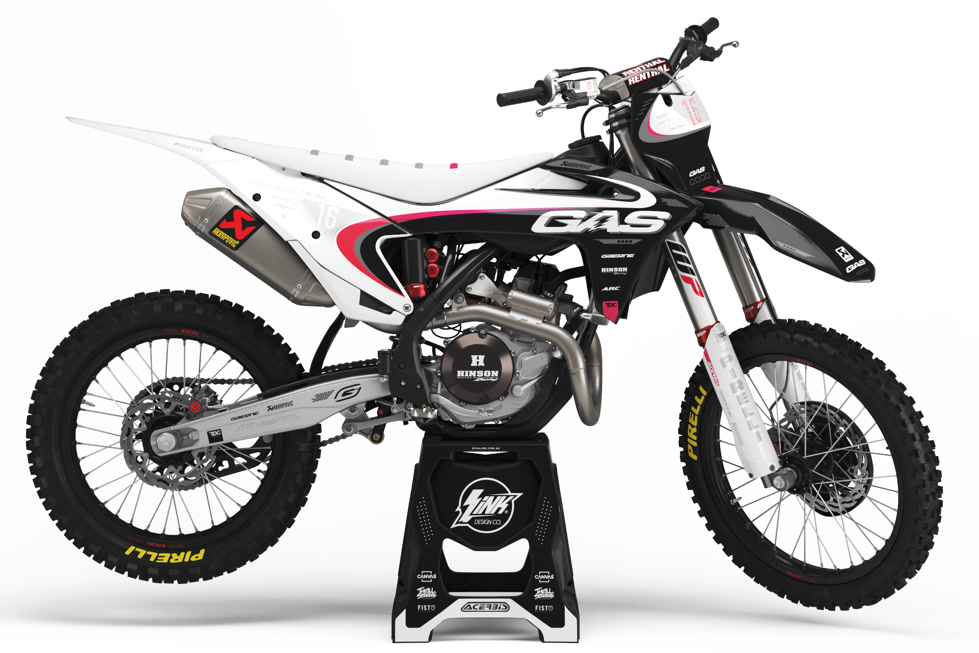 GASGAS CHIRON PINK Graphics Kit – Rival Ink Design Co