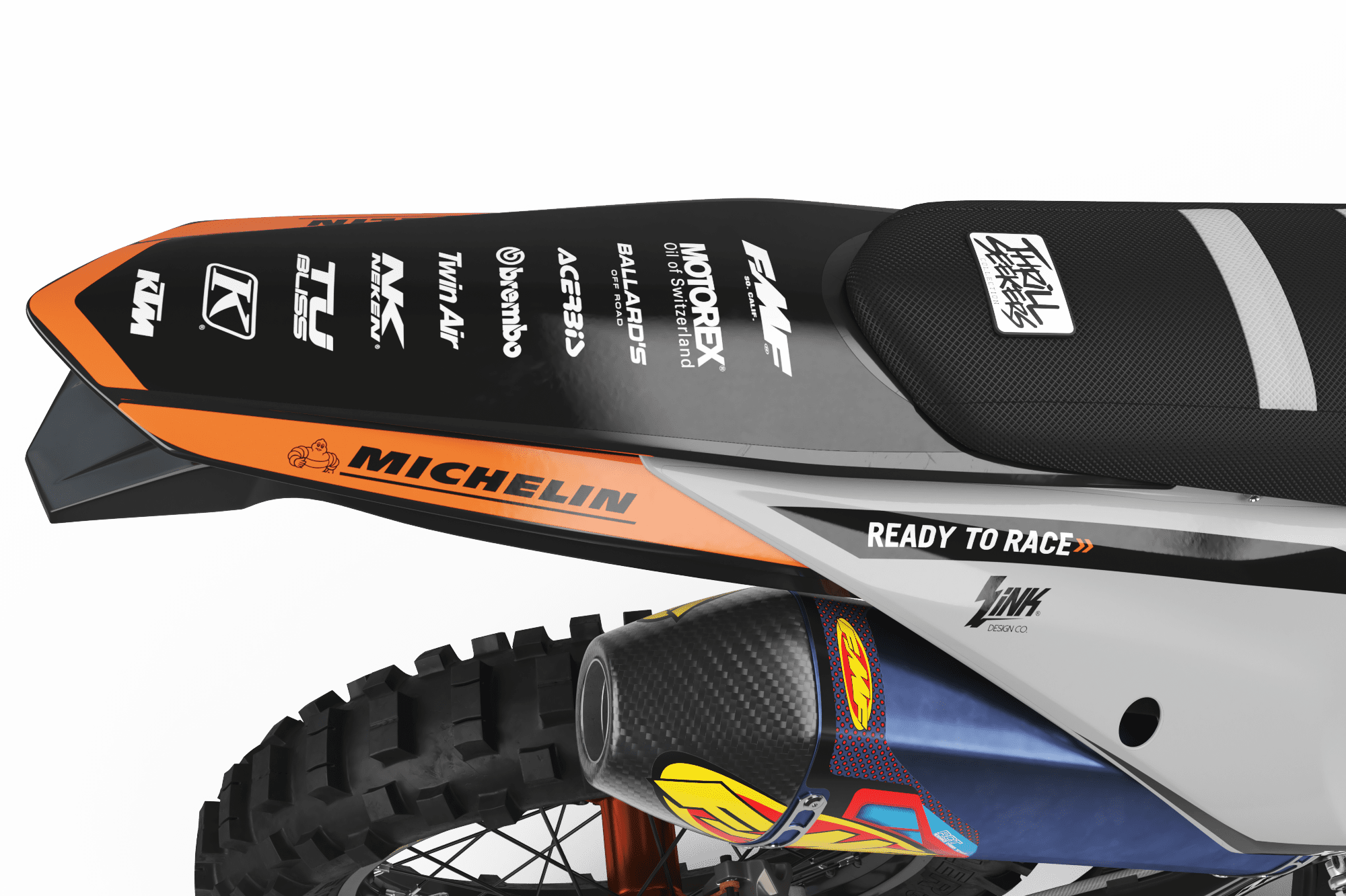 KTM ESCAPADE GREY Graphics Kit – Rival Ink Design Co