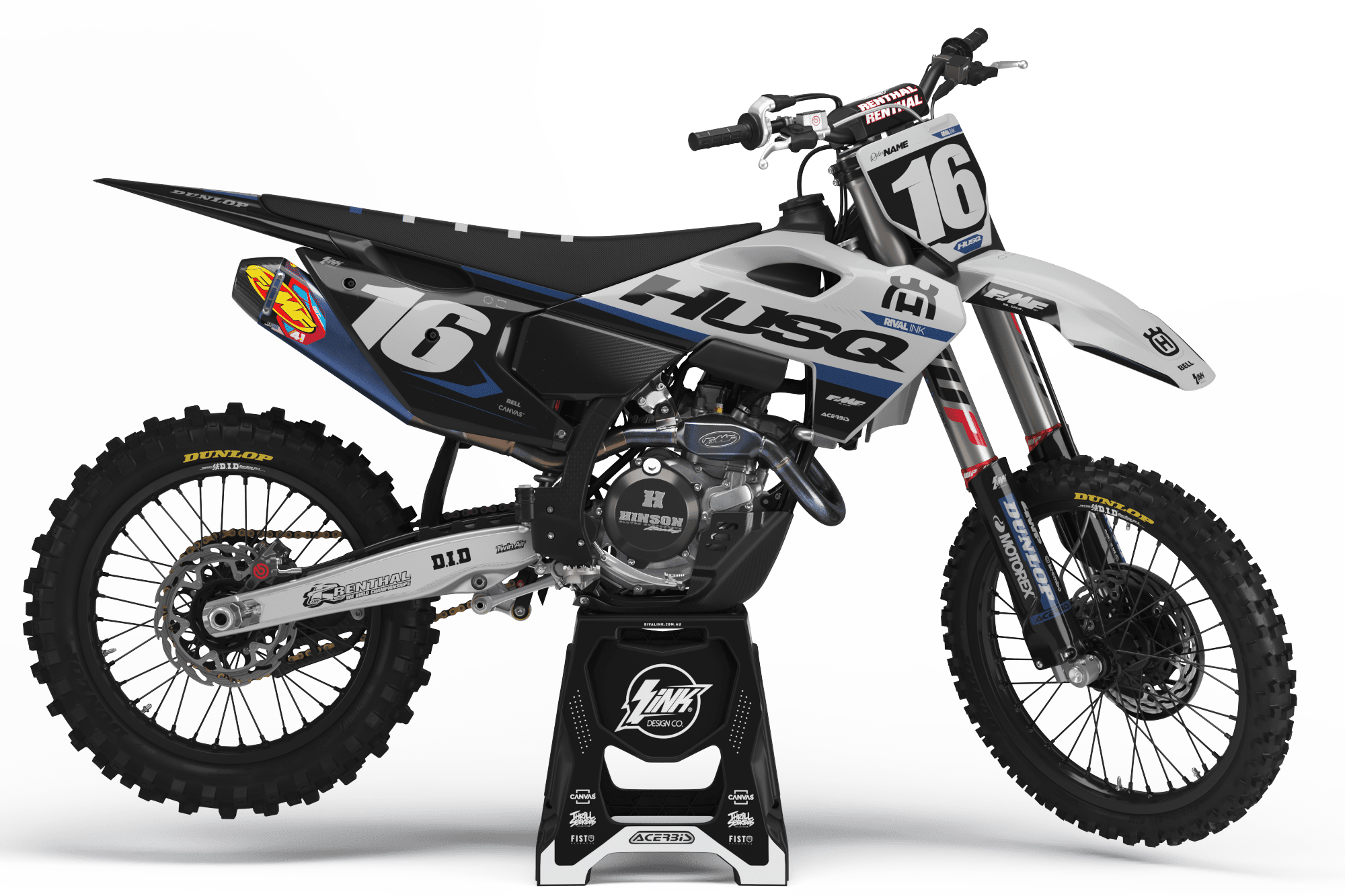 Husqvarna POWER GREY Graphics Kit – Rival Ink Design Co
