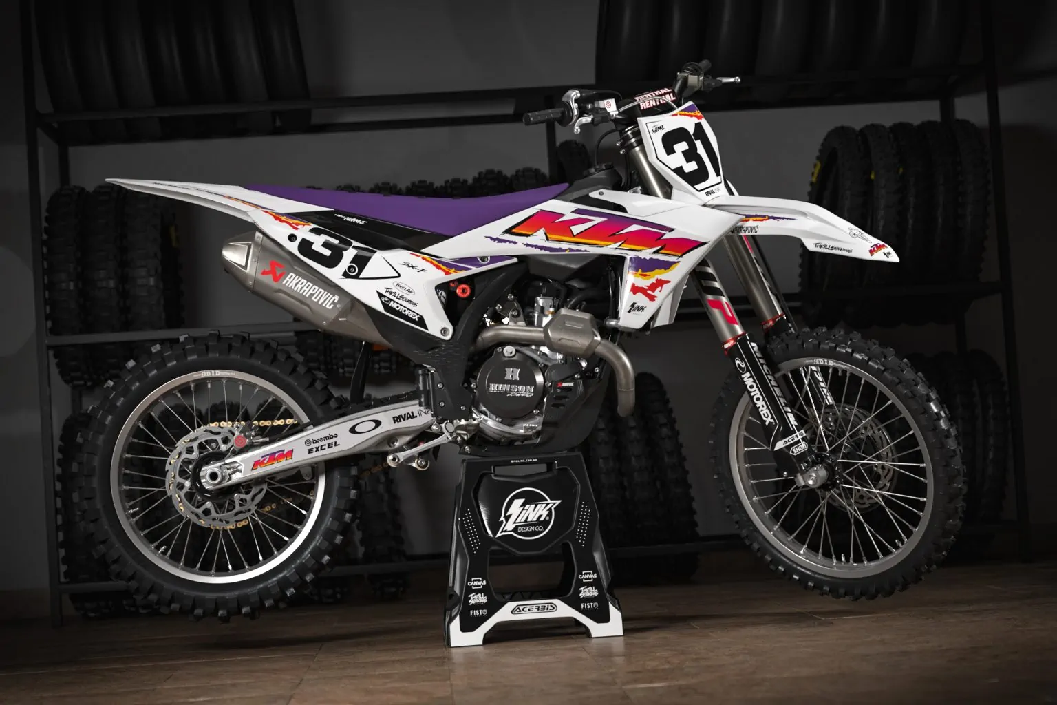 KTM RETRO 95 Graphics Kit | Rival Ink Design Co