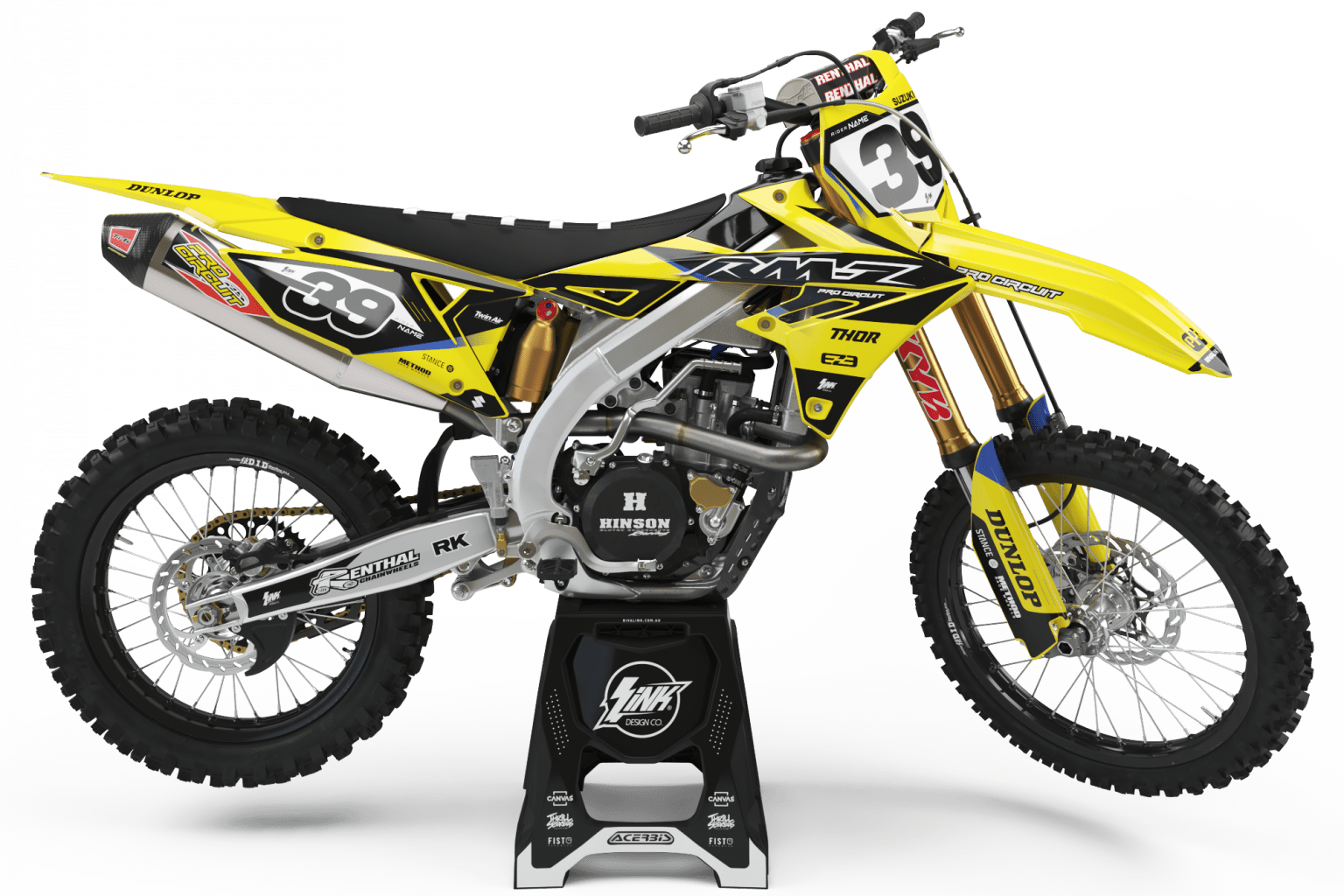 Suzuki Graphics Kits - Order Custom Suzuki Decals for Your Bike