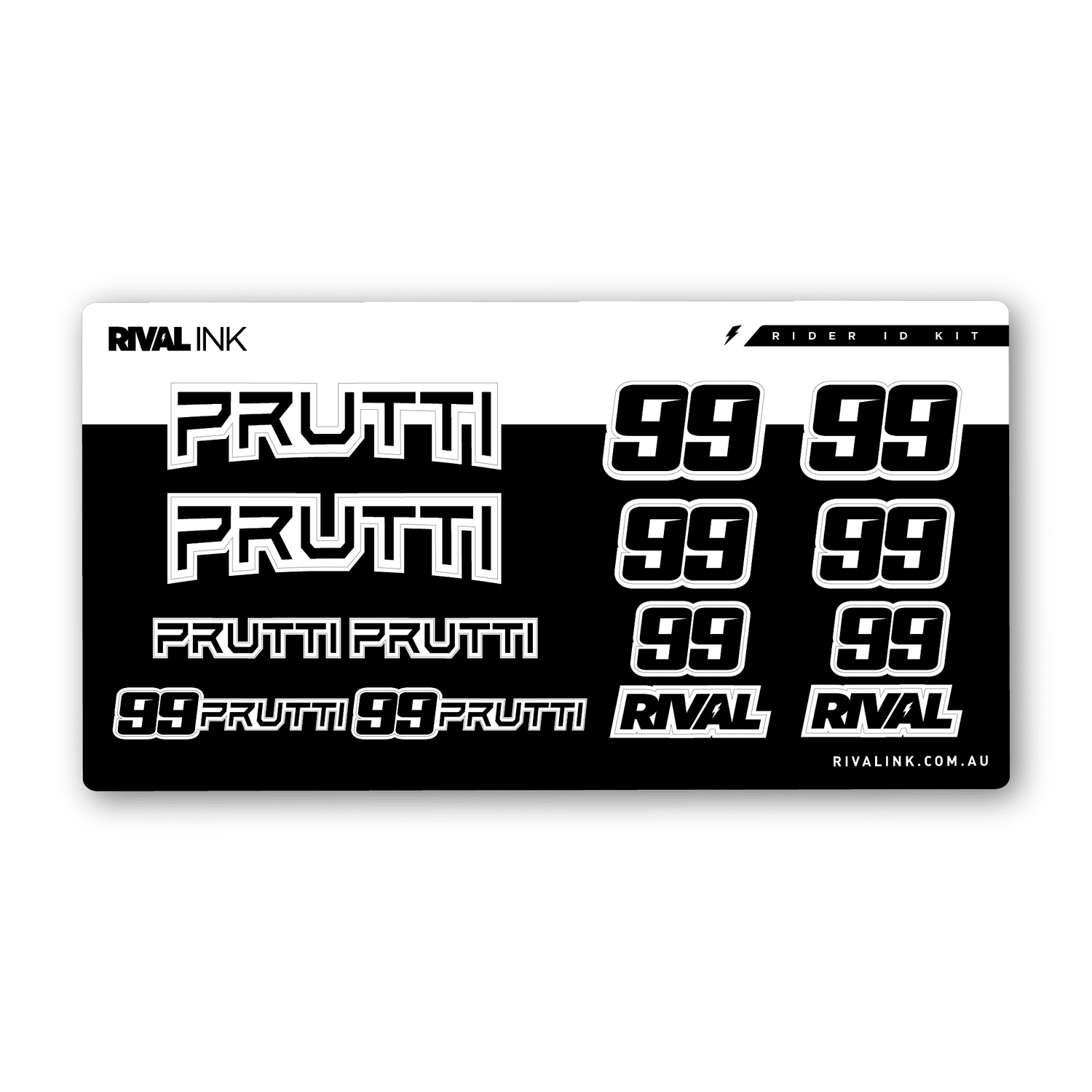 HELMET I.D KIT - Chase | Rival Ink Design Co