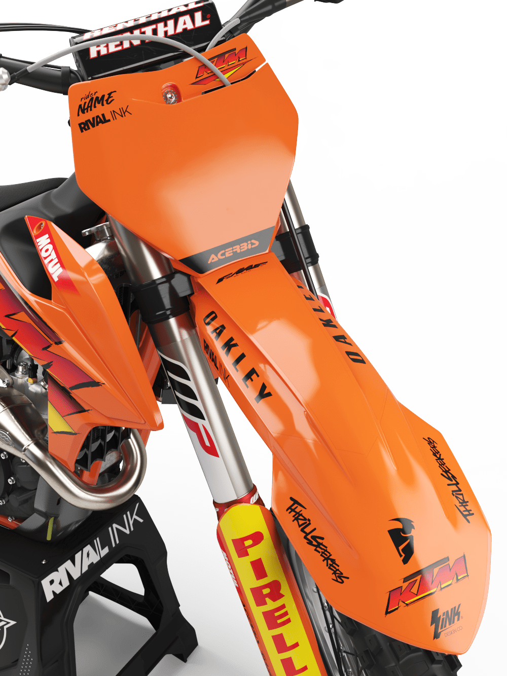 KTM RETRO 96 Graphics Kit – Rival Ink Design Co