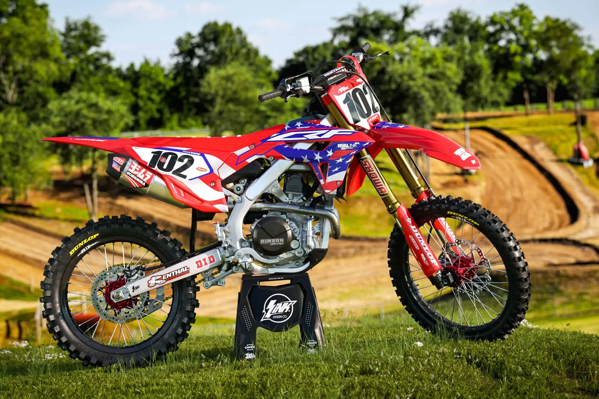 NATIONS USA Graphics Kit (All Bikes) – Rival Ink Design Co