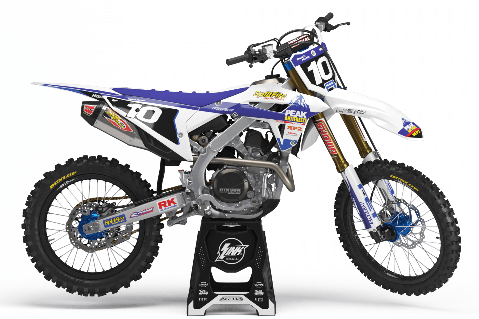 Honda RETRO 92 PEAK Graphics Kit | Rival Ink Design Co