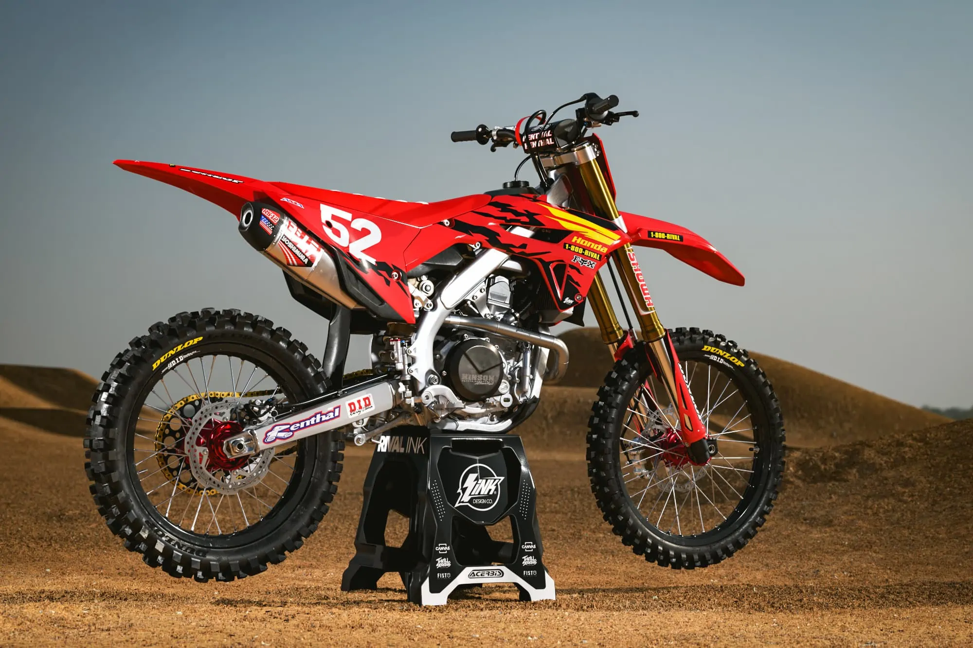 Honda RETRO 96 RED Graphics Kit – Rival Ink Design Co