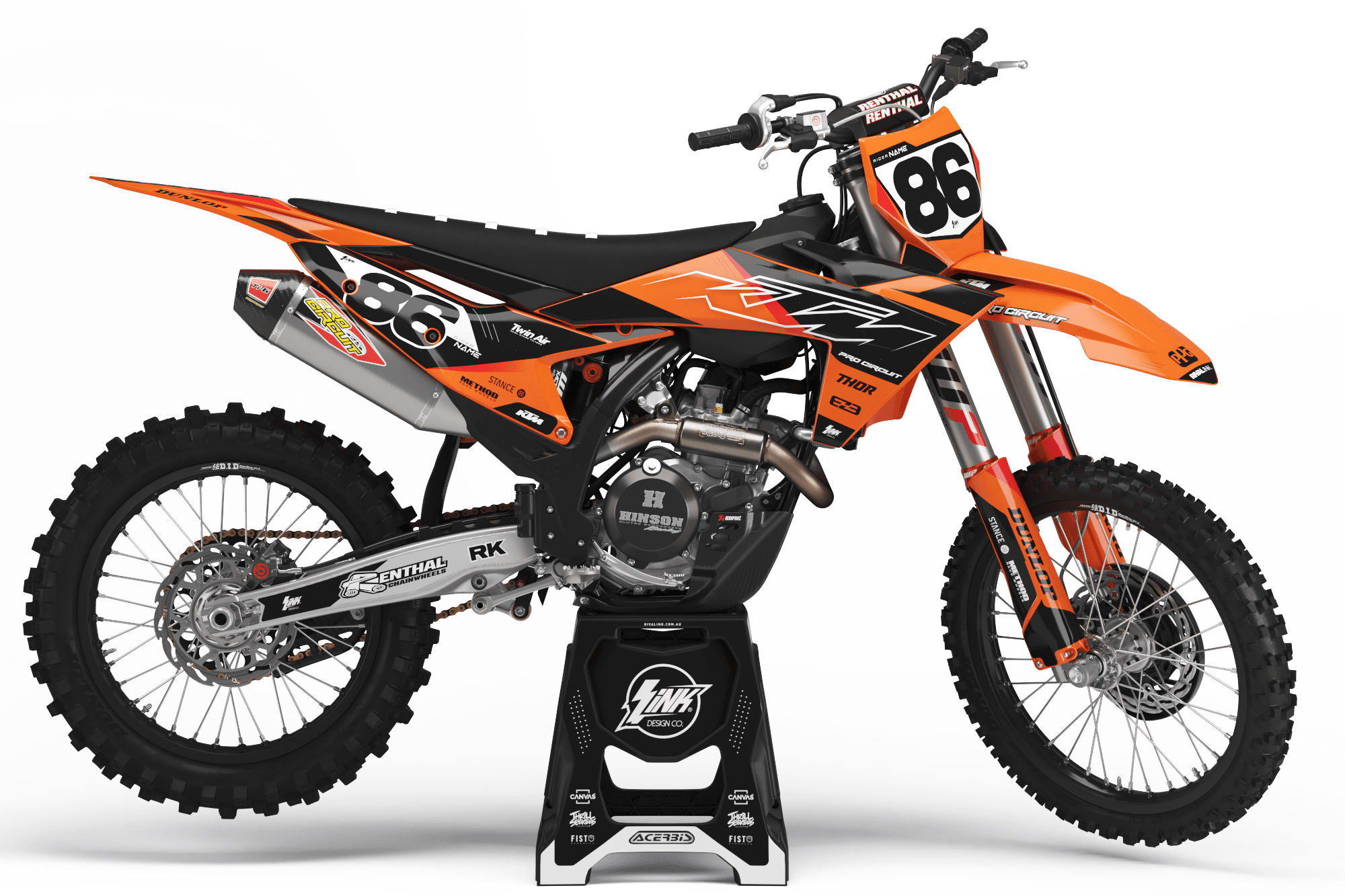 KTM FRICTION Graphics Kit – Rival Ink Design Co