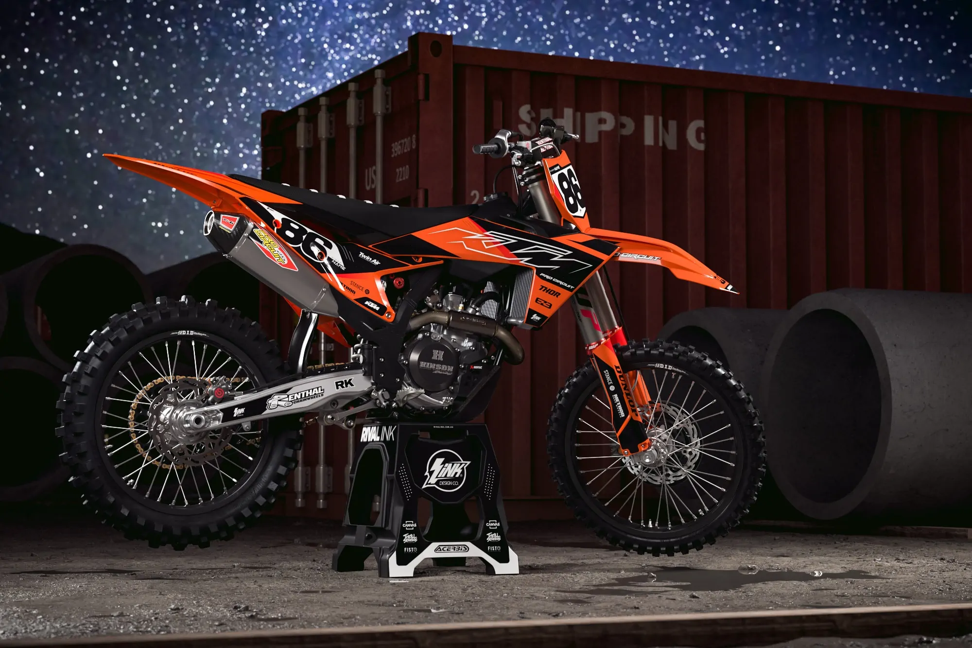 KTM FRICTION Graphics Kit – Rival Ink Design Co