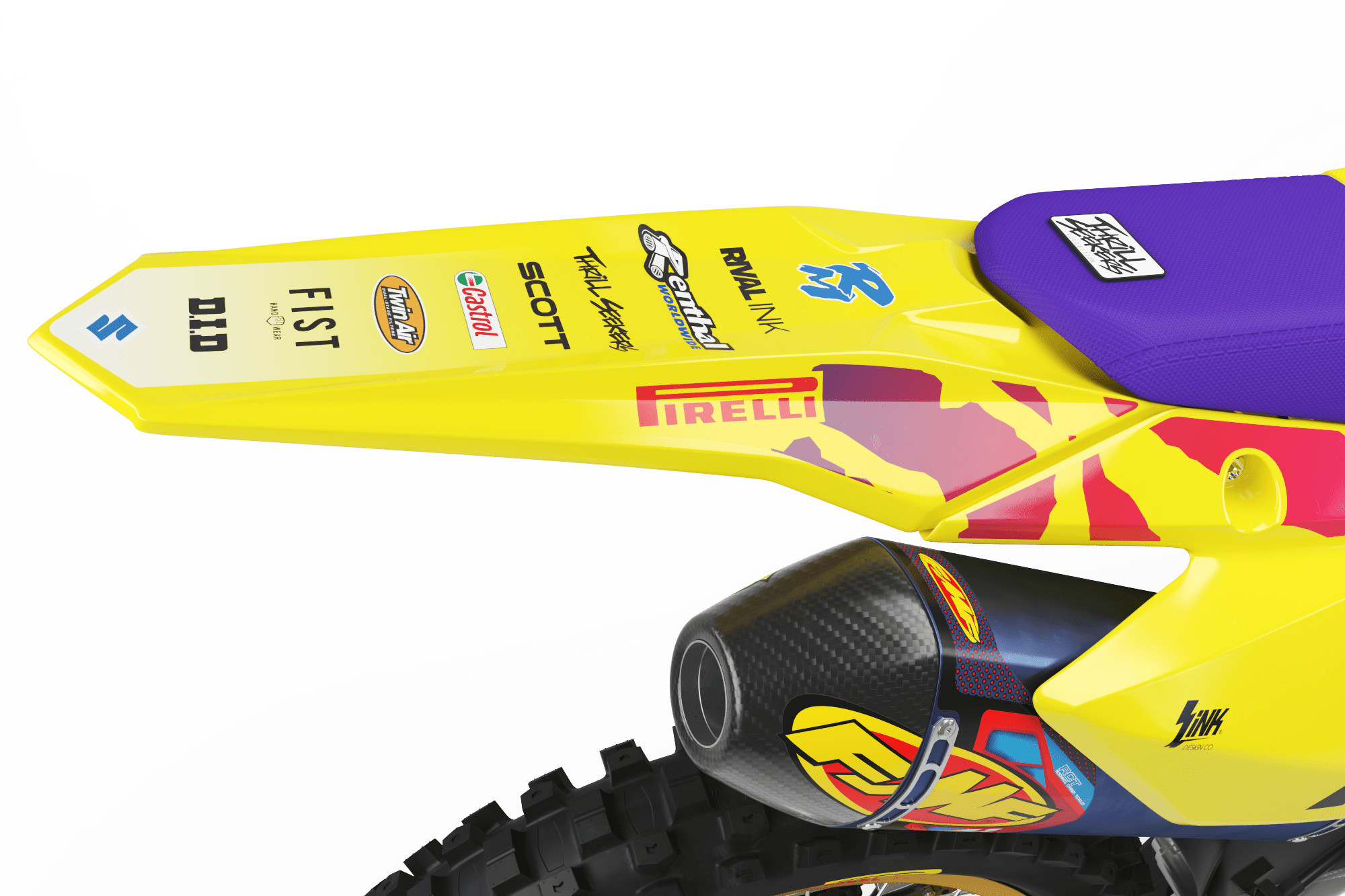 Suzuki RETRO 92 Graphics Kit – Rival Ink Design Co